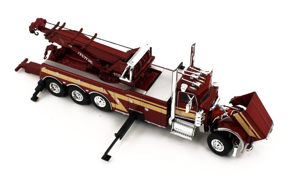 DCP 1:64 *RED & TAN* Peterbilt 389 Day Cab CENTURY 1150 ROTATOR Wrecker ...