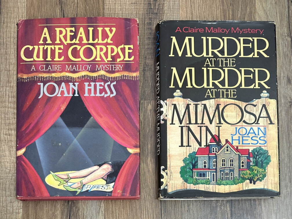 Joan Hess LOT of 13 Hardcover Mystery HC/DJ First Edition Books Ozark ...