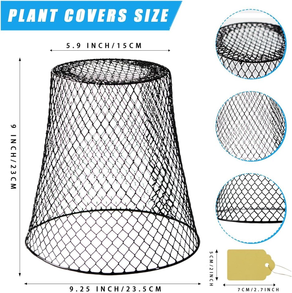10Pack Chicken Wire Cloches Plant Cover Garden Plant Protector Cover ...