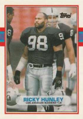Ricky Hunley 1989 Topps Traded #124T LA Raiders ID:19372 | eBay