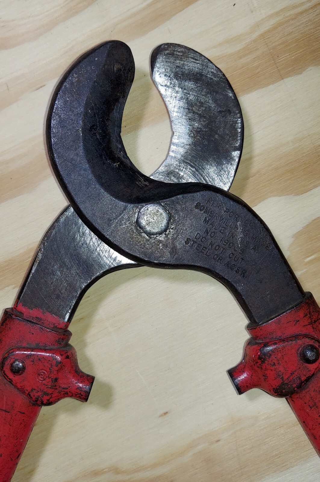 VTG RARE H.K. PORTER INC NO. 190CS WIRE CUTTERS 1940's VTG~ORIGINAL ...