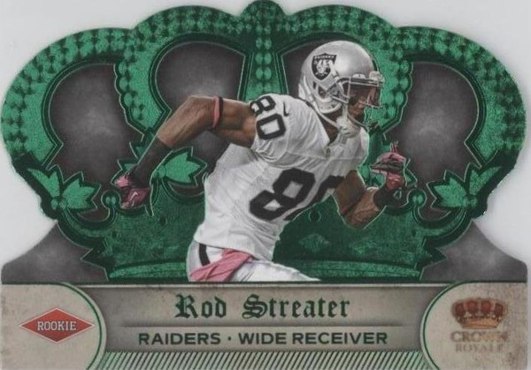 2012 Crown Royale - Green #190 Rod Streater /49 (RC) for sale online | eBay