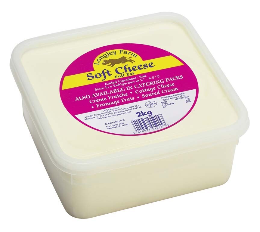 Longley farm Yorkshire Full Fat Cream cheese 2kg | eBay UK