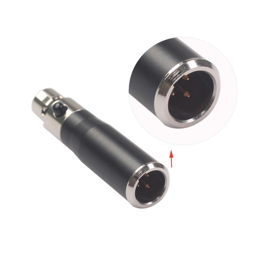 XLR 3pin Male to XLR 4pin Female Audio Adapter for Microphone Mic SLR ...