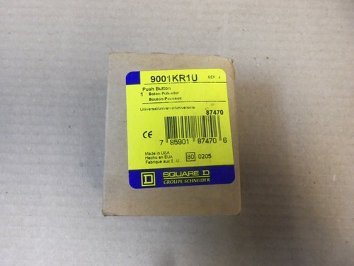 New Square D Universal Push Button 9001KR1U 7 Colors Ser J ""AK"" | eBay