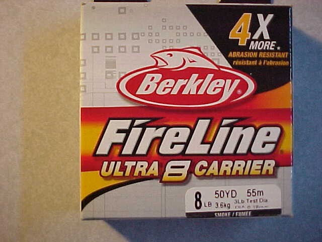 4 SPOOLS BERKLEY FIRELINE ULTRA 8 CARRIER 8 LB 200 YDS FISHING FOR JIG ...