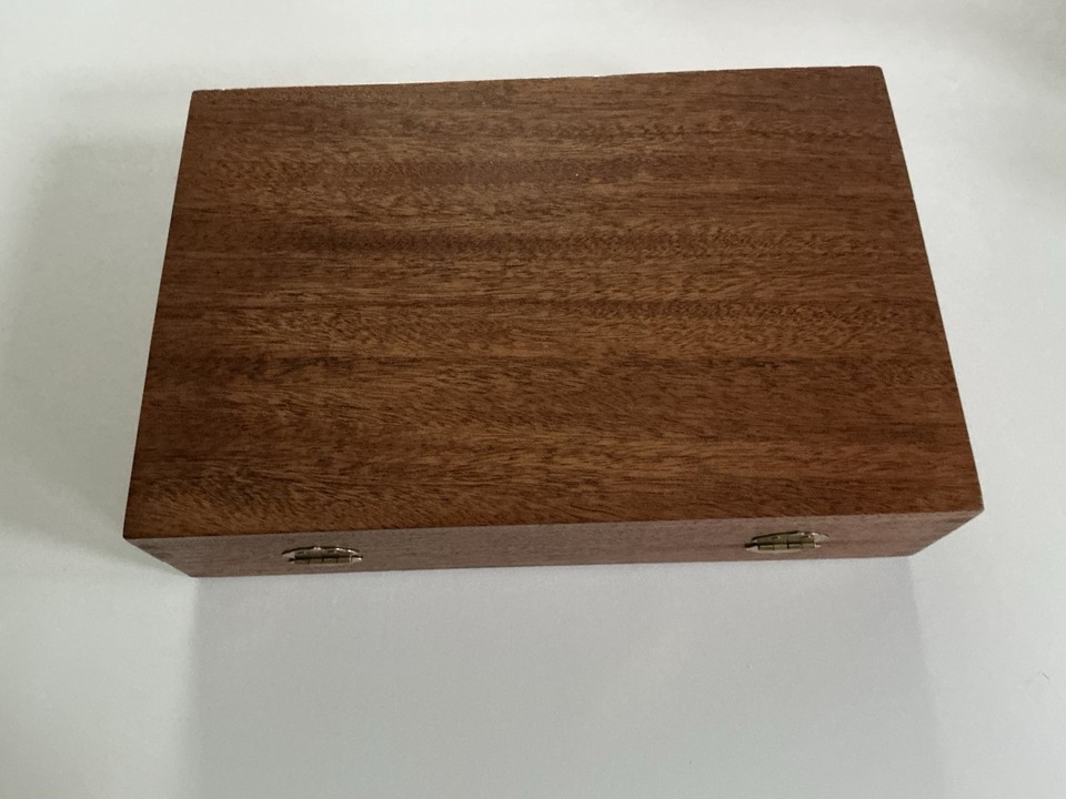 Original Smith Wesson Mahogany Wood Presentation Case Box 4 | eBay