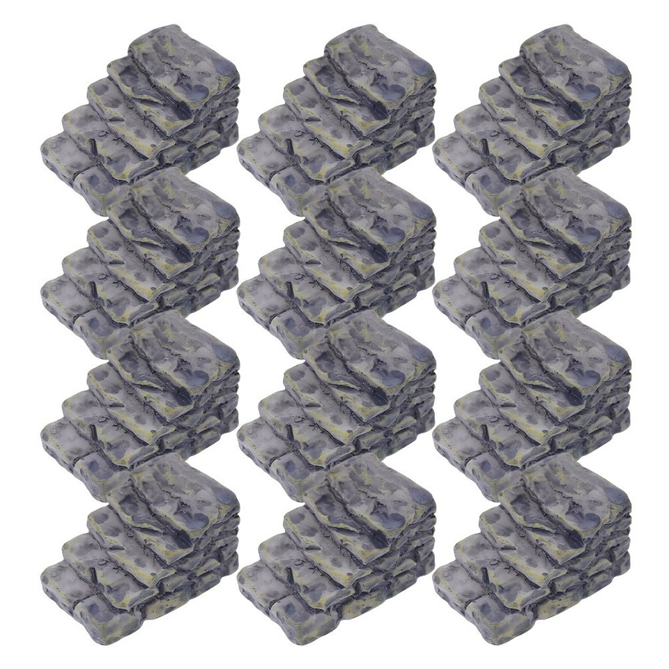12Pcs Fairy Garden Walkway Path Miniature Pathway Stone Pathway Mini ...