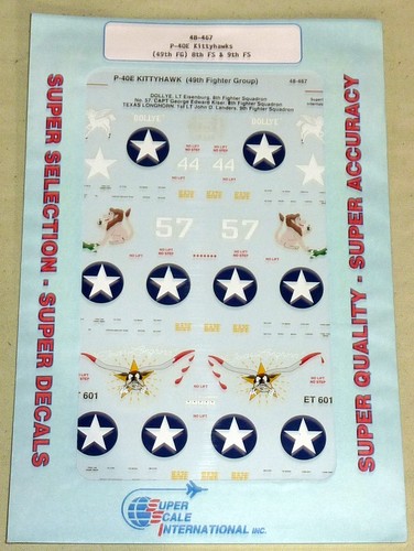 Microscale Decals 48-467 P-40E Warhawk decal in 1:48 Scale | eBay UK