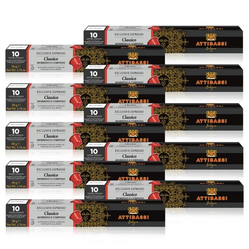 Attibassi Classico Espresso Italian Coffee Compatible Nespresso ...