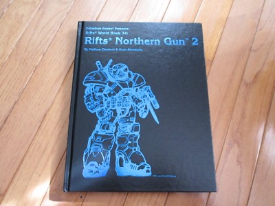 Palladium Rifts World Book 34 Rifts Northern Gun 2 HC Signed Printer ...