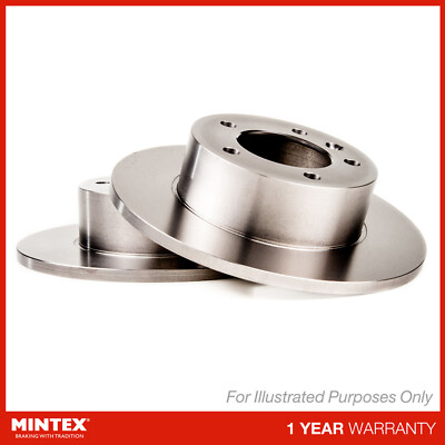 Mintex Rear Brake Discs Pair For Ssangyong Rexton / Rexton II GAB 2.7 ...