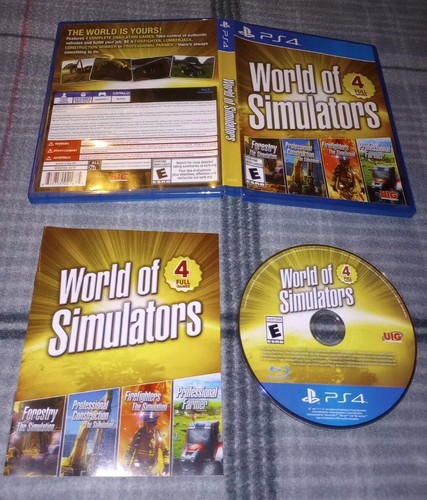 World of Simulators Ultimate Edition Playstation 4, 2019 PS4 Complete ...