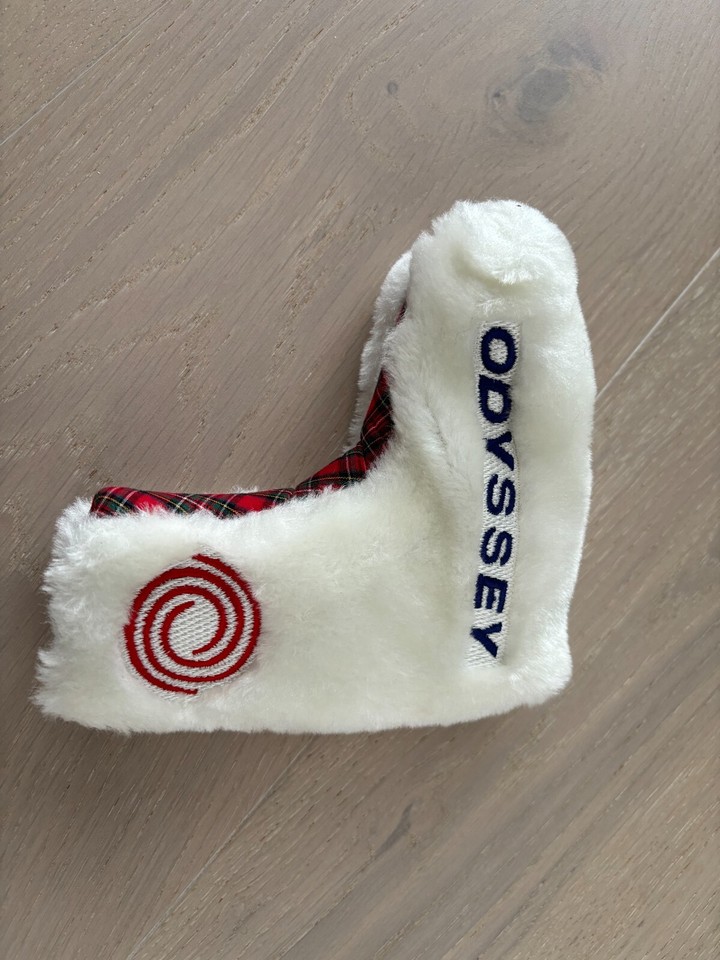 ODYSSEY FLUFFY SCOTLAND TARTAN BLADE PUTTER HEADCOVER for traditional ...