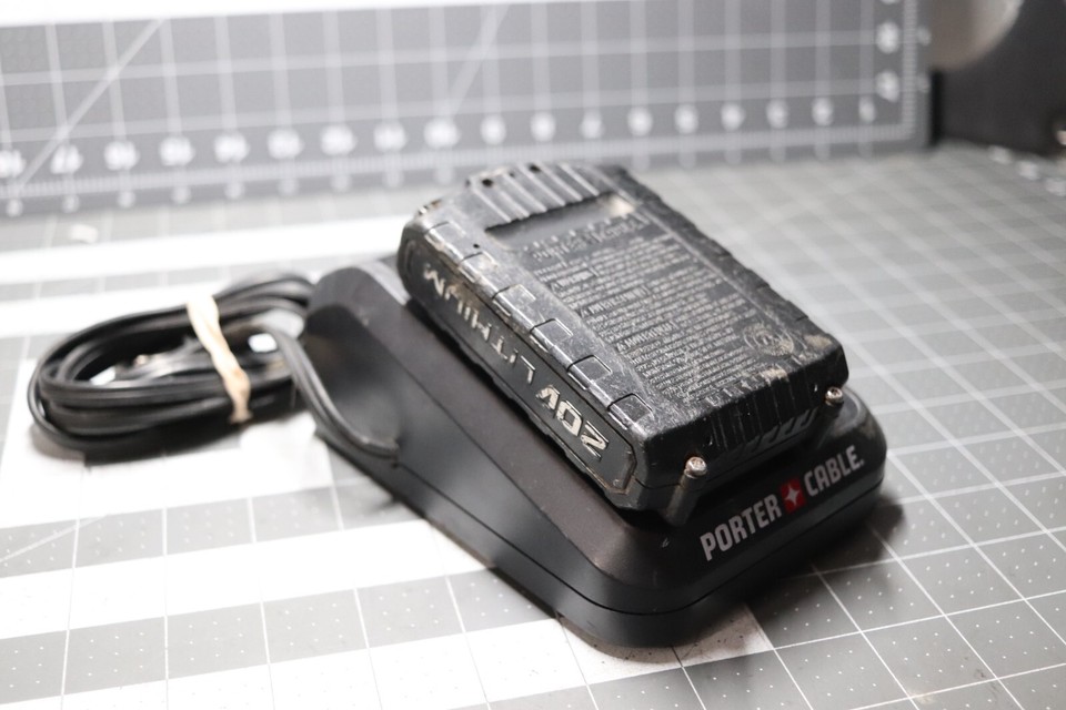 WORKING GENUINE Porter Cable Battery Charger PCC691L 20V Max Lithium | eBay