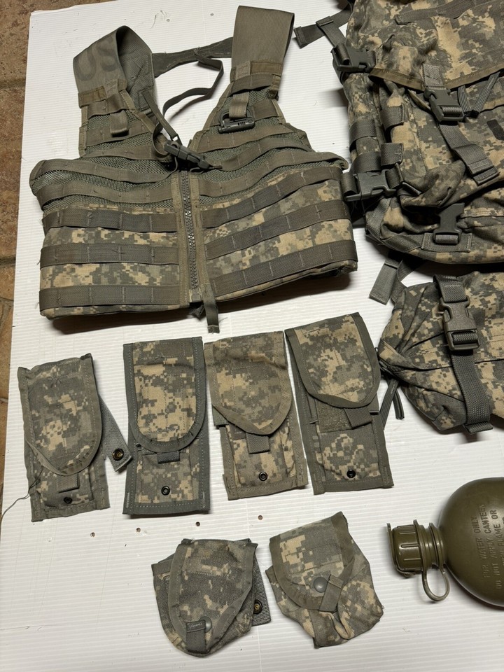 14pc Rifleman Kit MOLLE System ACU Complete Set USGI ARMY | eBay
