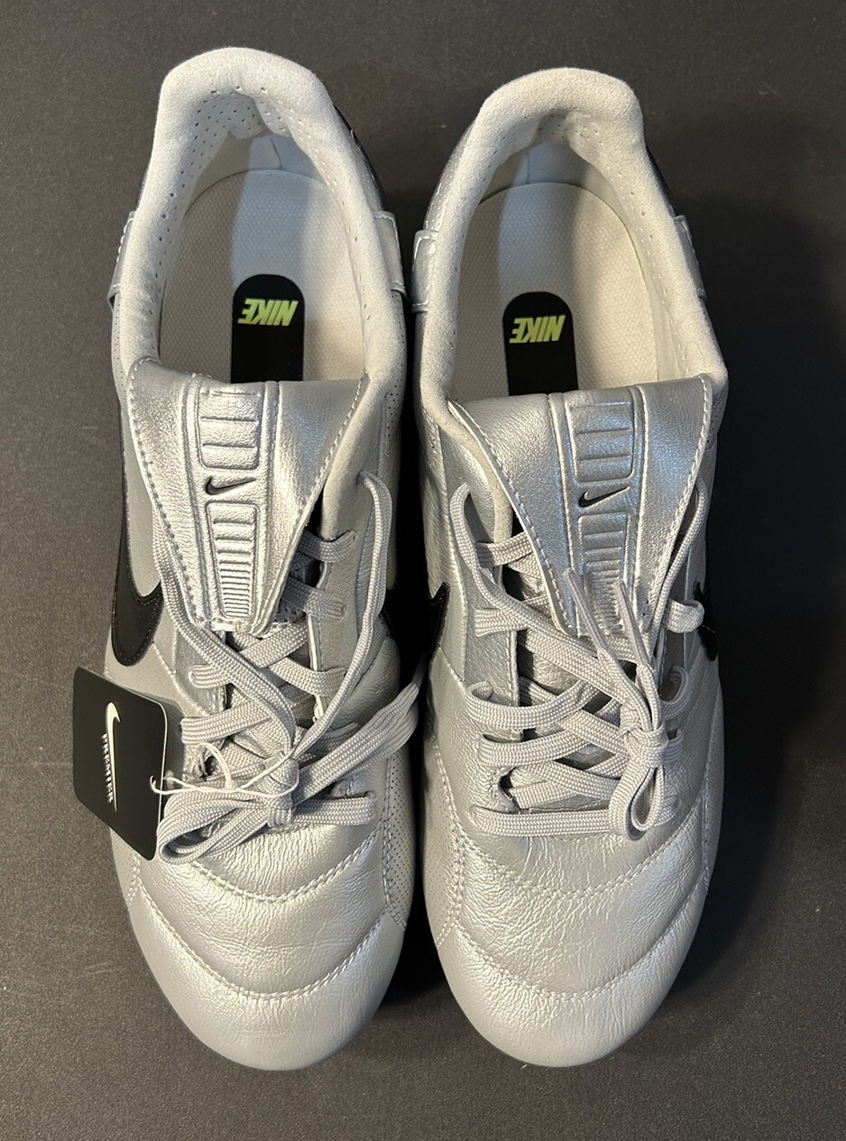Nike Men's Premier 3 FG Soccer Cleats Metallic Silver Black Size 7.5 | eBay