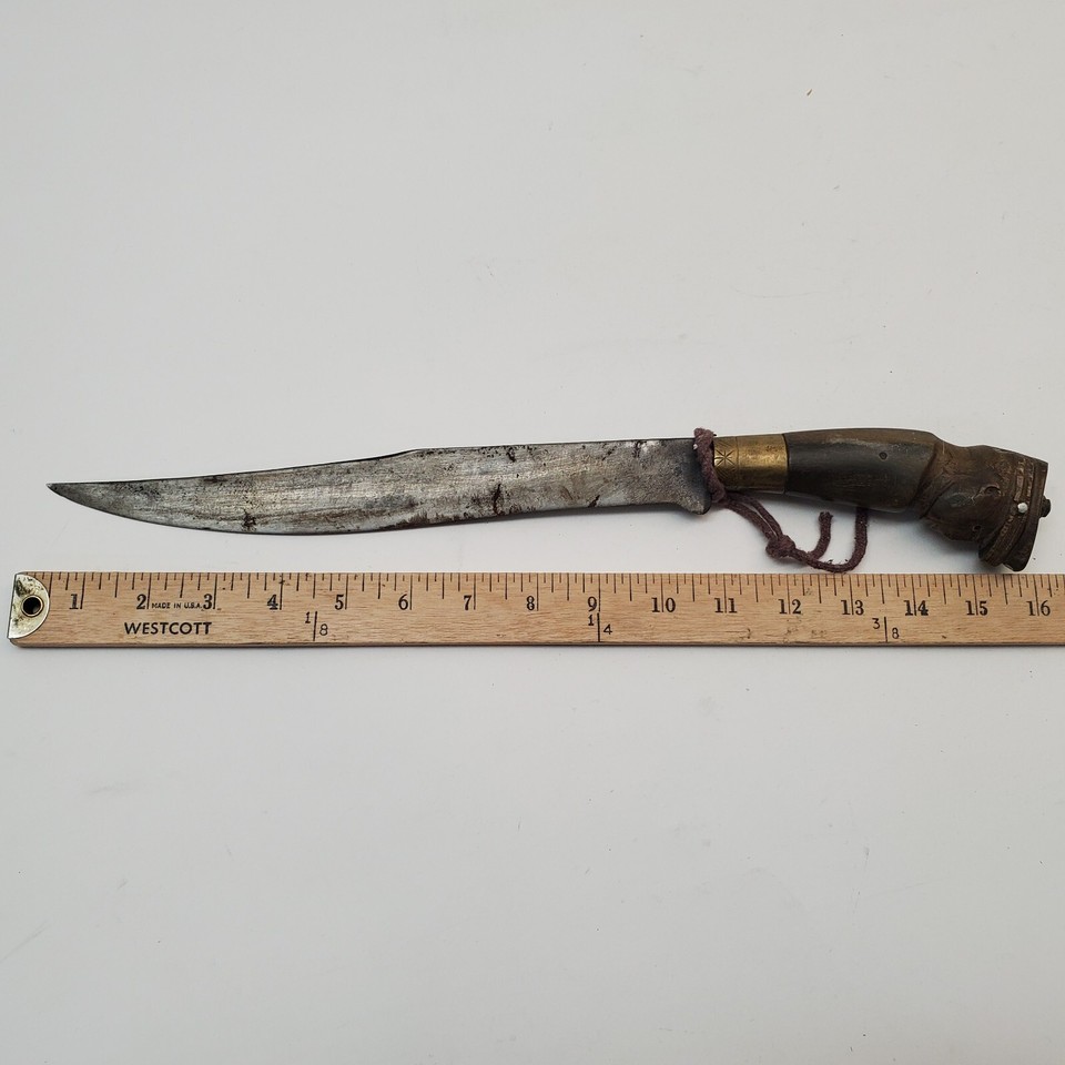 Vtg Asian Indonesian Sumatran Golok Parang Knife Machete Jungle ...
