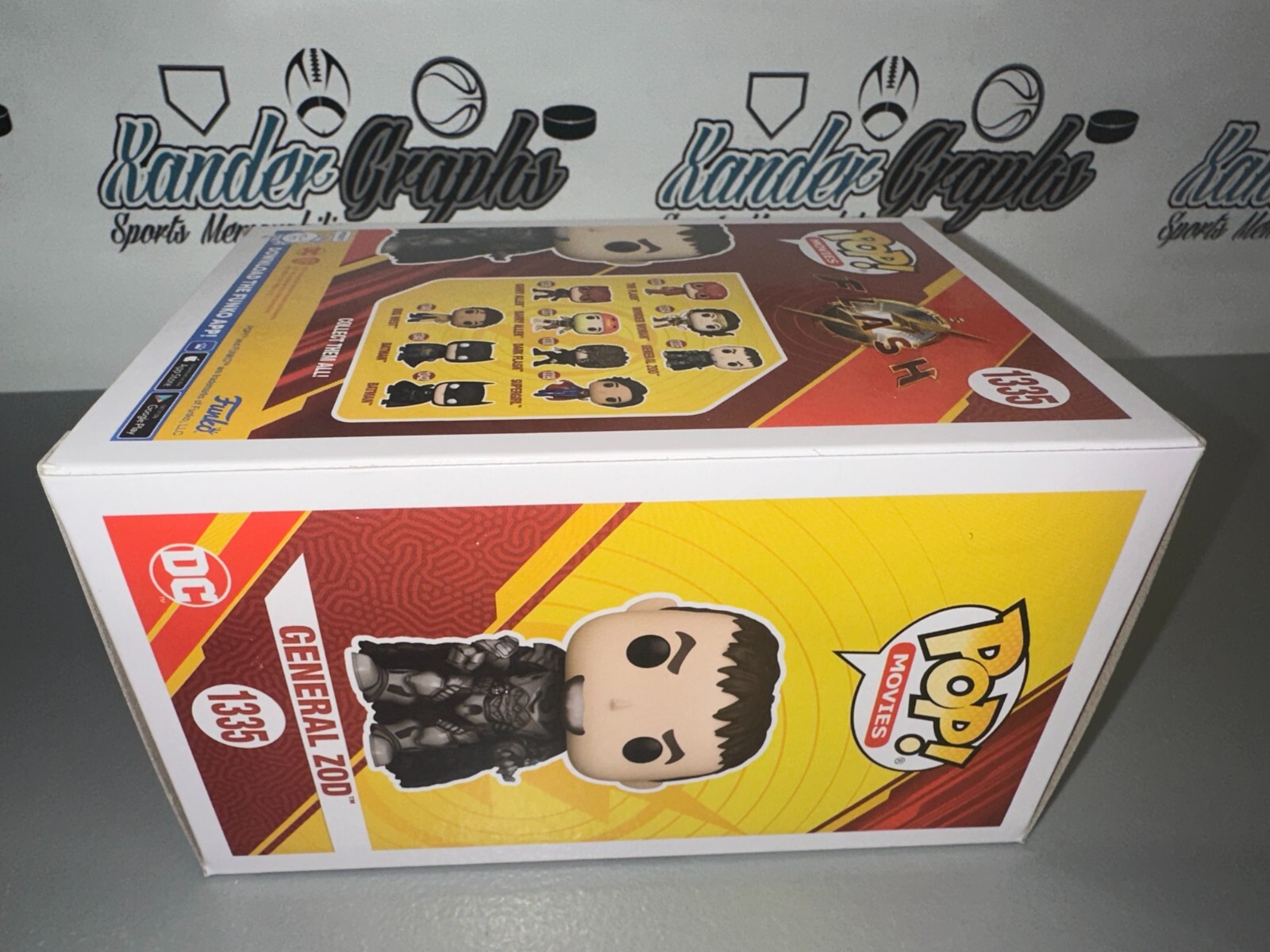 MICHAEL SHANNON GENERAL ZOD FLASH #1335 SIGNED AUTOGRAPHED FUNKO POP ...