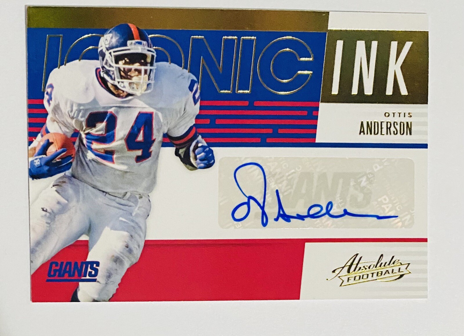 2018 Panini Absolute - Iconic Ink #II-OA Ottis Anderson (AU) for sale ...