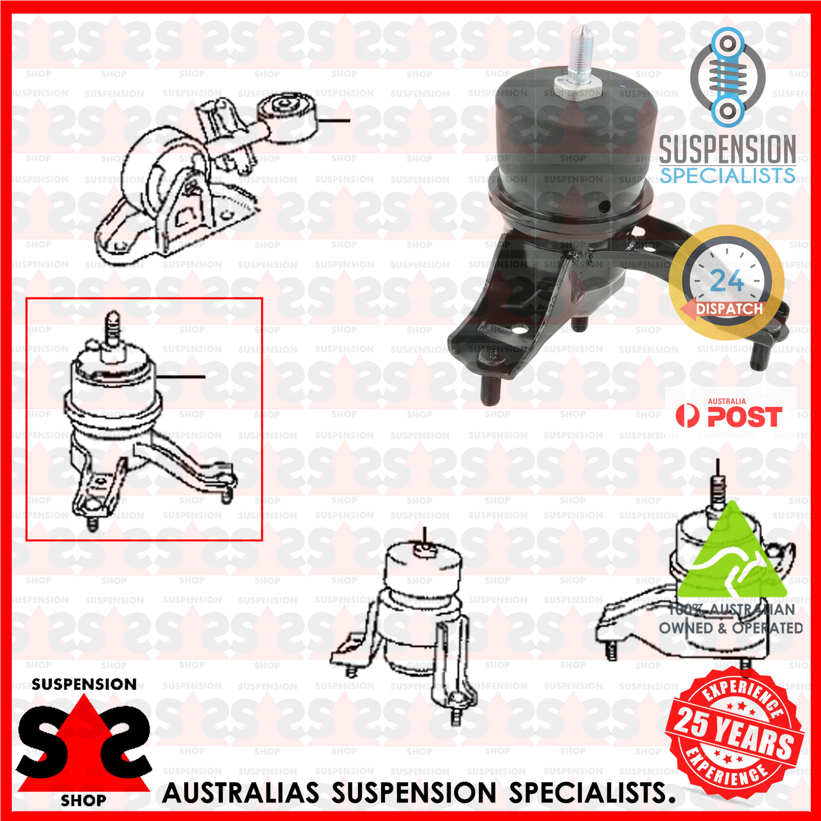 Front Mounting, Engine Suit LEXUS Es (_V6_) 300h (ASV60_, AVV60 ...