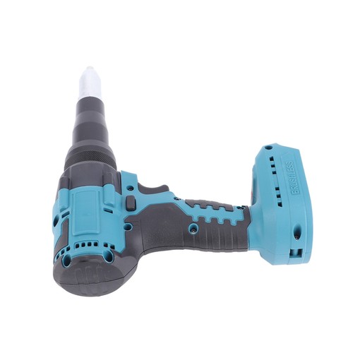 18V Blue Cordless Brushless Electric Rivet Gun LED Automatic Rivet Nut ...