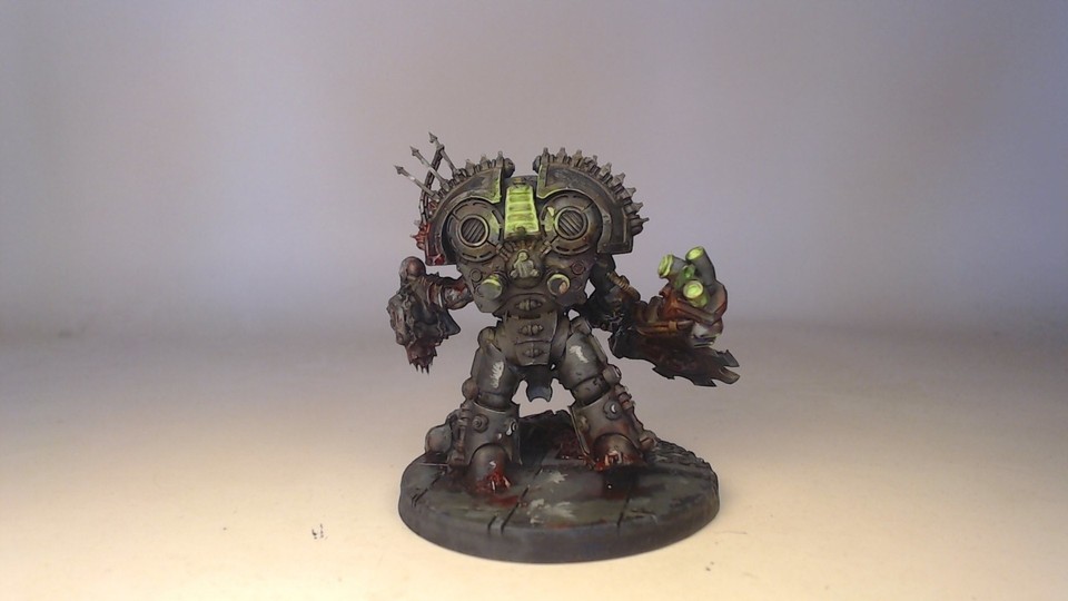 40k Night Lords Daemon Prince Saturnine Chaos kit bashed pro painted ...