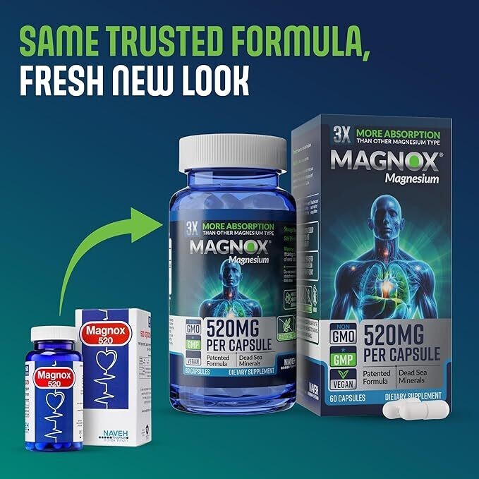 MAGNOX Leg Muscle Cramps,Spasm,Buster Magnesium Supplement Absorption ...
