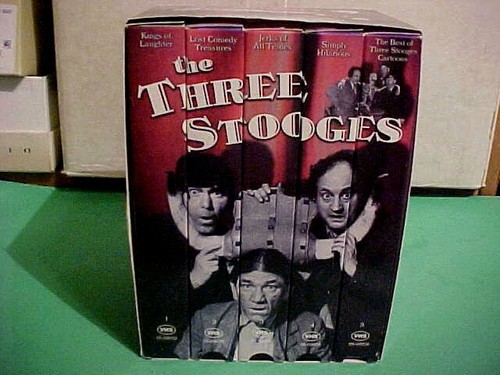 The Three Stooges Lost Comedy Treasures (VHS, 2002, 5-Tape Set) G4 ...
