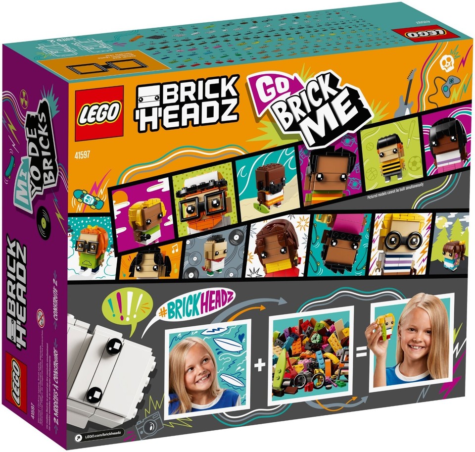 LEGO 41597 BRICKHEADZ Go Brick Me (708 pieces) New in Sealed Box ...