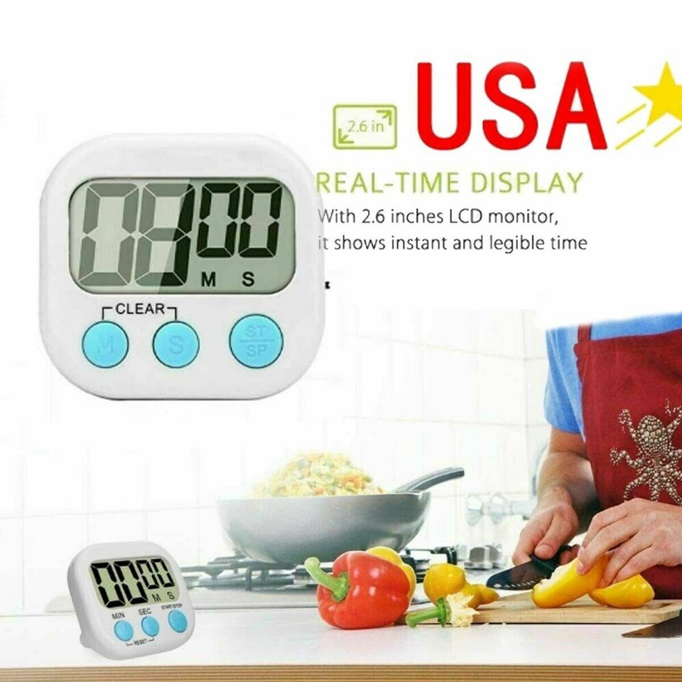 Mini timer home office kitchen soup cooking countdown exercise | eBay