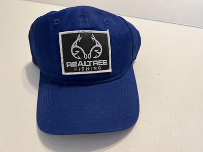 Genuine Realtree Active Fishing Hat Trucker Baseball Cap Blue Hook Loop ...