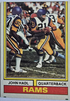 John Hadl, 1974 Topps, Los Angeles Rams, Quarterback, Card # 50 | eBay