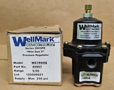 WellMark W67R60Q Mini Gun II Pressure Regulator | eBay