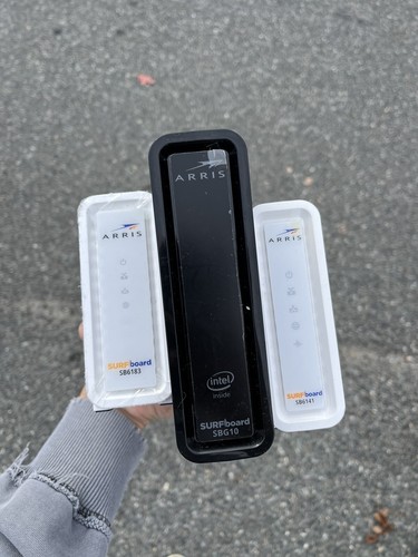 ARRIS SBG10 SURFboard TRIPLE BUNDLE LOT ! All 3 Included! And Power ...