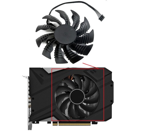 Cooler Fan For GIGABYTE RTX 2060 2070 GTX 1660 SUPER 1660Ti MINI ITX ...