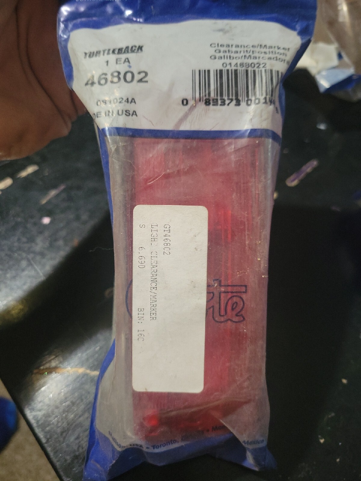 Grote Turtleback II Field Resalable Red Clearance Marker Light Part ...