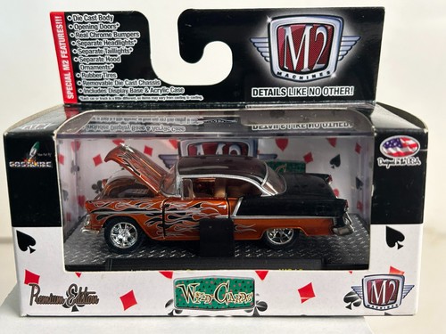 M2 Machines 1:64 Scale #WC10, 1955 Chevrolet Bel Air, Copper with ...