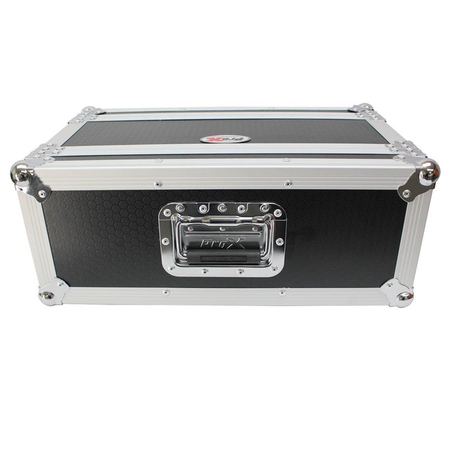 ProX X-4U7D 4U Deluxe Effects Rack Deep Rail to Rail with Handle 7 ...