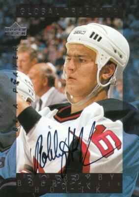 Bobby Holik autographed Hockey Card Devils 1996 Upper Deck Global ...