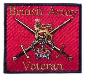 British Army Veteran Iron or sew on patch - HM Forces Veteran patch | eBay