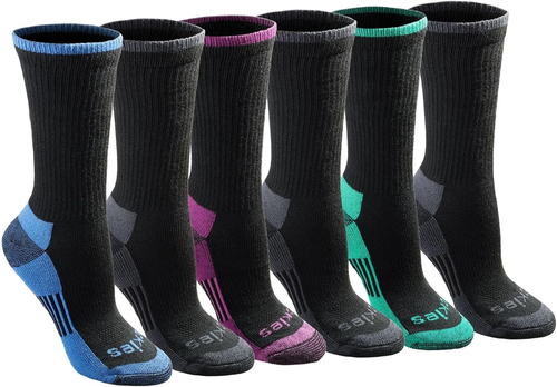Women'S Dri-Tech Essential Moisture Control Crew Socks, Available in S ...