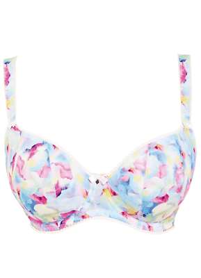 FREYA JEWEL GARDEN MULT UNDERWIRE PADDED HALF CUP BRA SIZE 30F / 8F ...