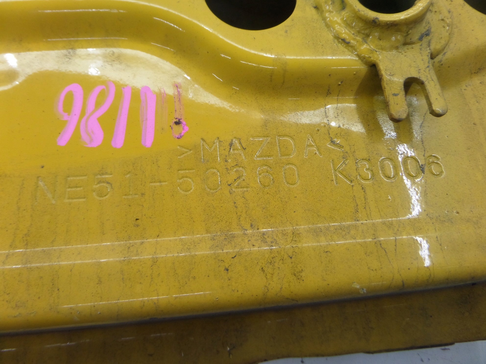 Mazda Miata MX-5 Rear Bumper Reinforcement Impact Beam Rebar NC NE51 ...