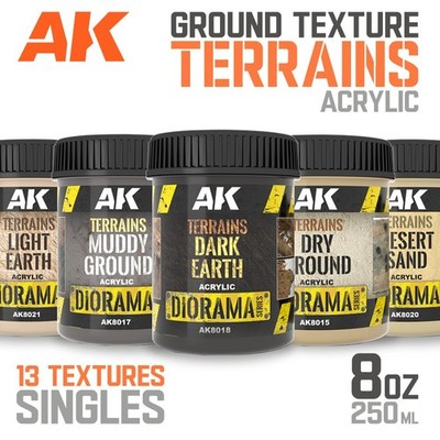 AK Interactive: GROUND TEXTURE - Terrains Effects FX Paste Terrain ...