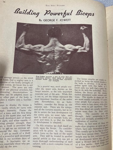 George Jowett THE BODYBUILDER bodybuilding muscle magazine 12-36 | eBay
