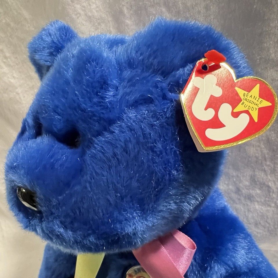 TY Beanie Buddy - CLUBBY the Bear (13.5 inch) Large Stuffed Animal ...