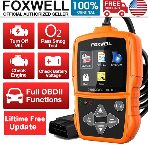 Foxwell NT201 OBD2 Scanner Car Check Engine Fault Code Reader ...