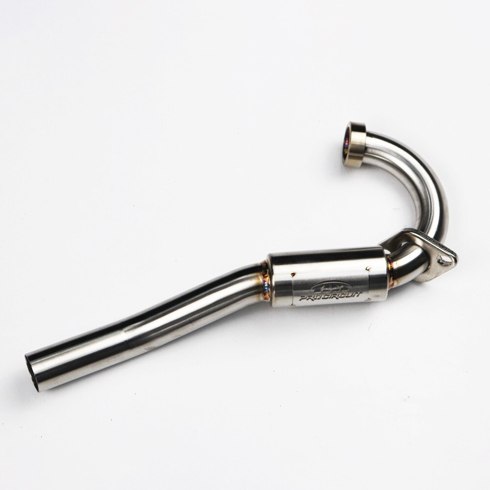 EXHAUST FULL SYSTEM STAINLESS PIPE BLACK CARBON FOR KAWASAKI KLX140R L ...