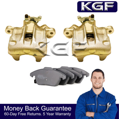 KGF Rear Brake Calipers + Pads Fits VW Golf 1991-1997 Vento 1991-1998 ...